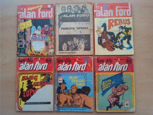 Alan Ford Vjesnik bez korica x6