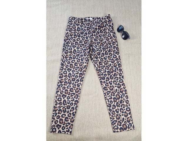 H&;M leopard print pantalone