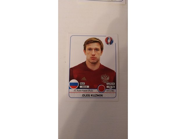 Panini EURO 2016 sličica broj 166