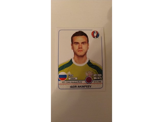 Panini EURO 2016 sličica broj 161