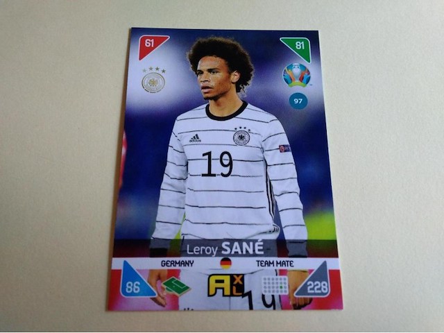 EURO 2020 Kick Off AXL - Base cards Br. 97