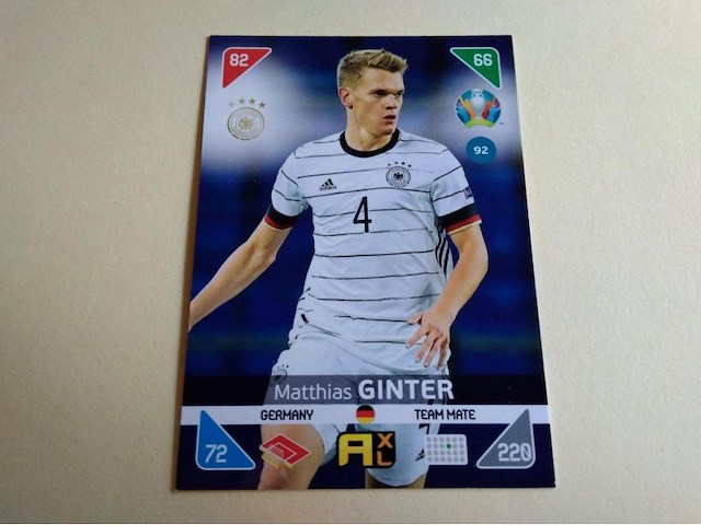 EURO 2020 Kick Off AXL - Base cards Br. 92