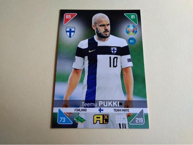 EURO 2020 Kick Off AXL - Base cards Br. 81