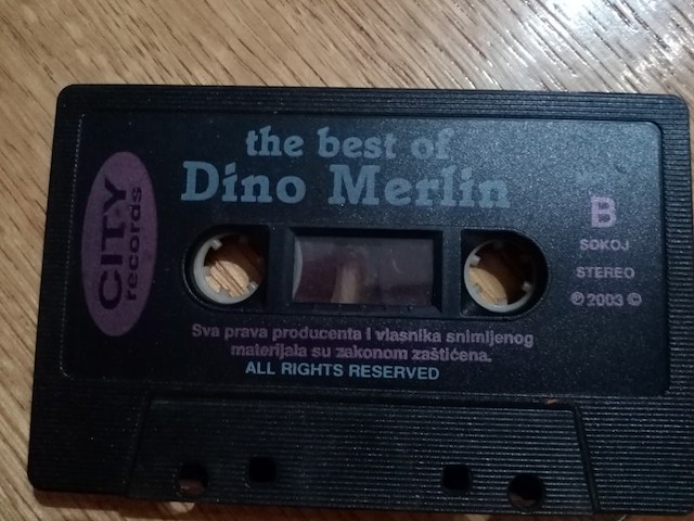 audio kaseta THE BEST OF DINO MERLIN CITY records