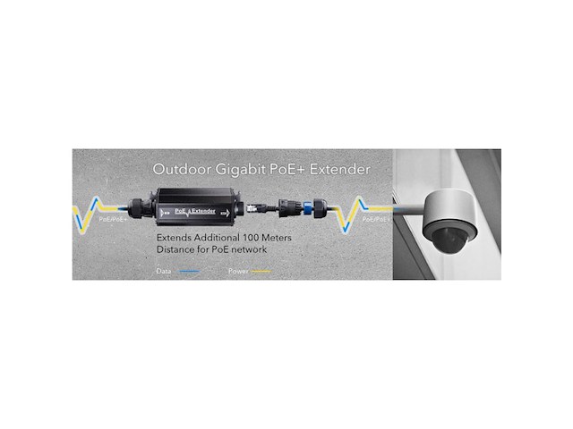 CUDY POE15 Gigabit PoE+ Outdoor Waterproof Extender