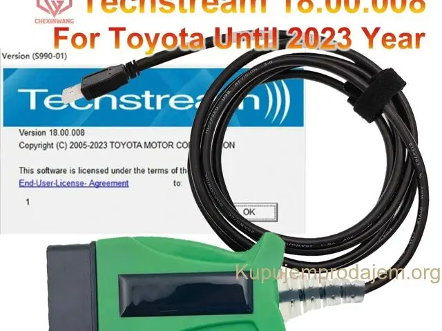 DLC3 Techstream 18.00.008 za Toyota TIS J2534 Passthru OBD2