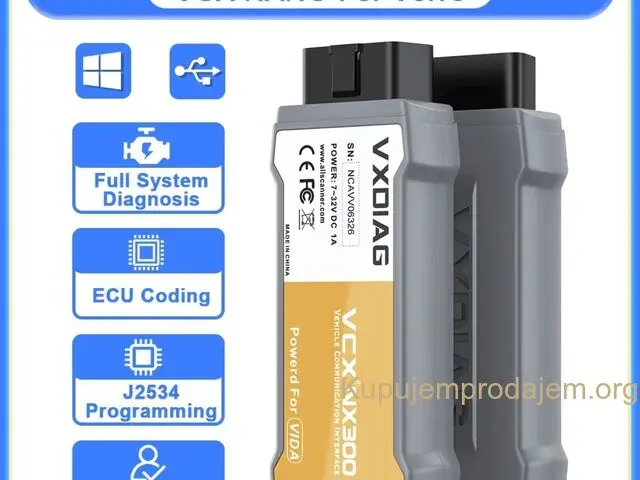 VXDIAG VCX NANO NX300 Volvo 2014D OBD2 Dice Coding