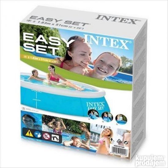 28101 Intex bazen 183m x 51cm bez filter pumpe