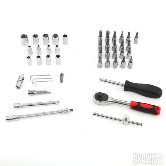 46pcs Hardware Tool Car repair Kit Socket Spanner Combinatio