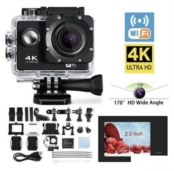 Akciona 4K ULTRA HD Sportska Kamera WIFI replika GoPro – Akciona 4K ULTRA HD Sportska Kamera WIFI replika GoPro