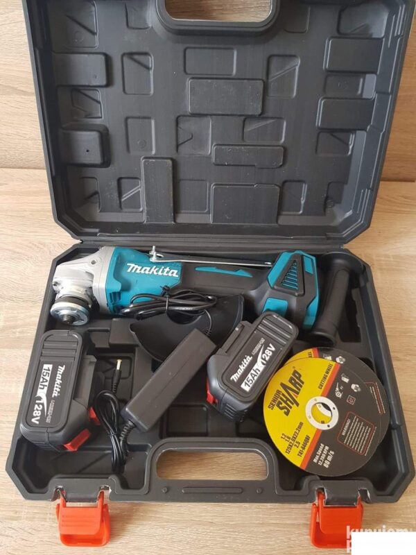 Aku brusilica Makita 900w + dve baterije Aku brusilica – Aku brusilica Makita 900w + dve baterije Aku brusilica