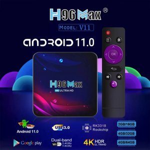 Android TV Box H96 Max 4GB+32GB Android 11 4k TV BOX