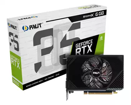 Palit nVidia GeForce RTX 3050 6GB 96bit RTX3050 StormX grafička karta