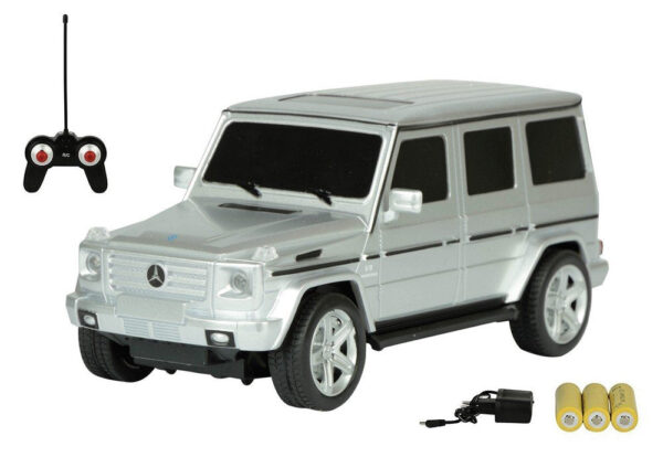 Auto na daljinski upravljač – model Mercedes Benz G55 Beli