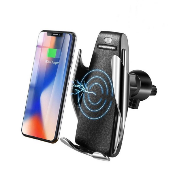 Auto stalak Wireless S5 sa holderom crni