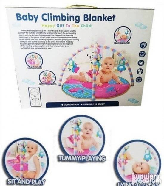 Baby climbing blanket – teretana za bebe