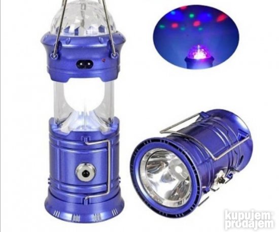 Baterijska lampa sa disko kuglom