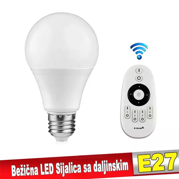 Bežična LED Sijalica sa daljinskim 9w