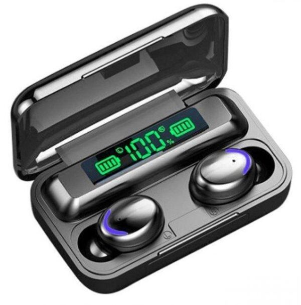 Bezicne Bluetooth slusalice TWS F9 crne blutut – Bezicne Bluetooth slusalice TWS F9 crne blutut