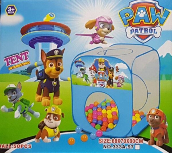 Box sa igranje sa lopticama – Patrolne sape – Paw patrol – Box sa igranje sa lopticama – Patrolne sape – Paw patrol