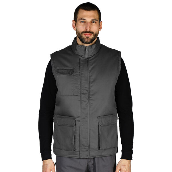 CRAFT VEST, radni prsluk tamno sivi