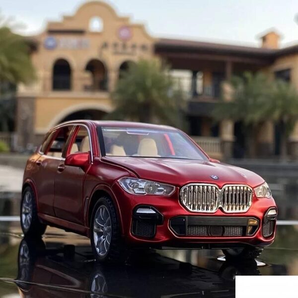 Crveni BMW X5 metalni i zvucni autica 1/32 – Crveni BMW X5 metalni i zvucni autica 1/32