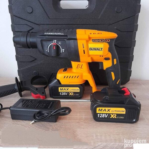 Dewalt Aku hilti bušilica 128v + dve baterije – Dewalt Aku hilti bušilica 128v + dve baterije