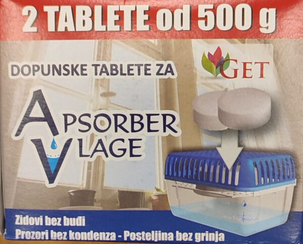 Dopunske tablete za apsorber vlage 2 kom