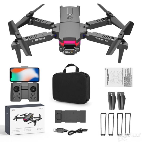 Dron sa dve kamere 4k Dron F190 – Dron sa dve kamere 4k Dron F190