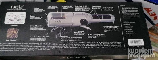 Fasiz Trimer za ostecenje krajeve kose