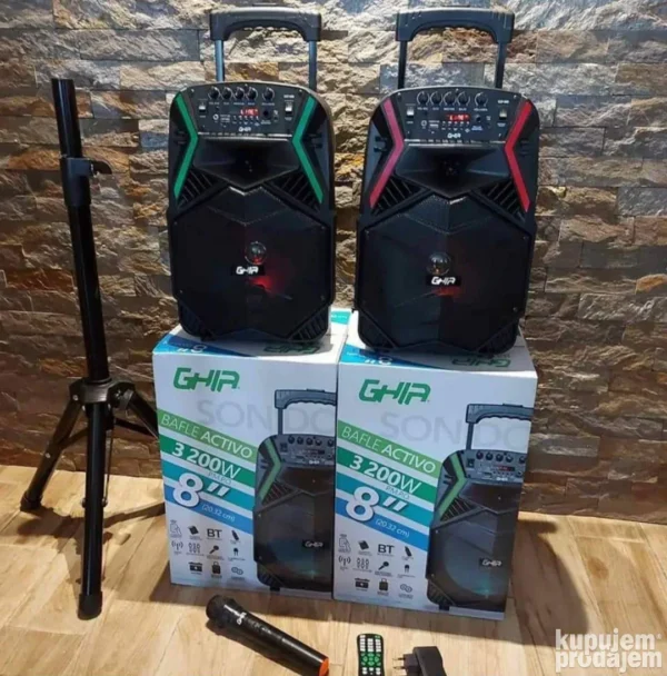 Ghia Bluetooth zvucnik sa BEZICNIM mikrofonom – Ghia Bluetooth zvucnik sa BEZICNIM mikrofonom