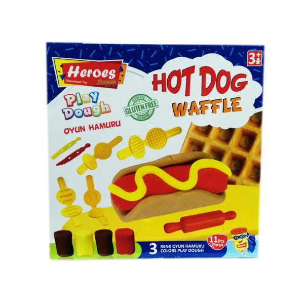 Hot dog-plastelin set