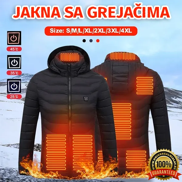 Jakna sa grejačima koja greje