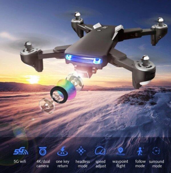 KK7 Dron – 5G GPS Ziroskop HD dual camera + rezervna bat – KK7 Dron – 5G GPS Ziroskop HD dual camera + rezervna bat