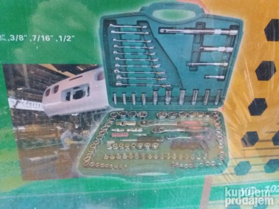Komplet gedora i kljuceva 120kom(novo)