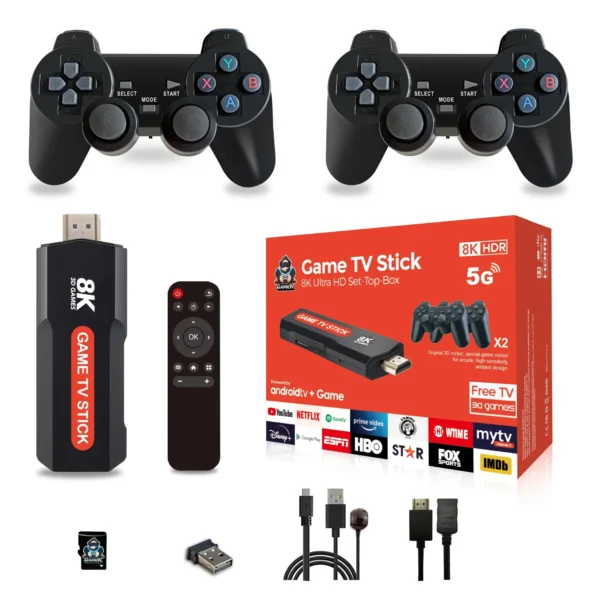 Konzola i TV BOX Retro Konzola sa 2 bežični džojistika – Konzola i TV BOX Retro Konzola sa 2 bežični džojistika