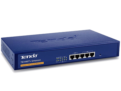 Lan router 4port 10/100 tenda tel480t+