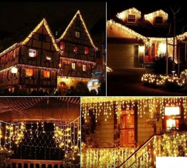 Led novogodisnje lampice zavesa 16 x 3m bele zute rgb – Led novogodisnje lampice zavesa 16 x 3m bele zute rgb