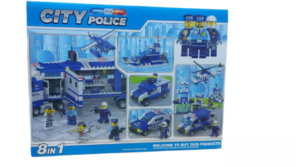 LEGO policijski grad 8 u 1 1186 delova