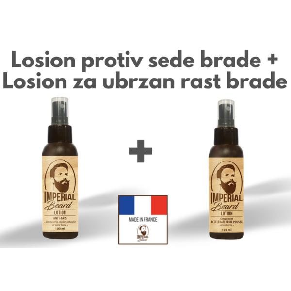 Losion protiv sede brade + losion za rast brade