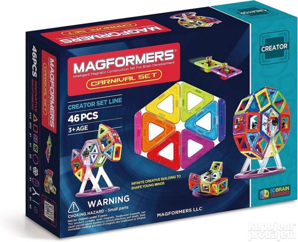 Magformers Karnivalski set od 46 delova – Magformers Karnivalski set od 46 delova