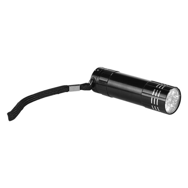 MAJORKA, baterijska lampa (9 led), crna