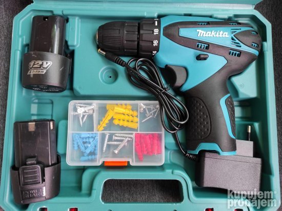 Makita 12v AKCIJA 2 baterije i dosta alata