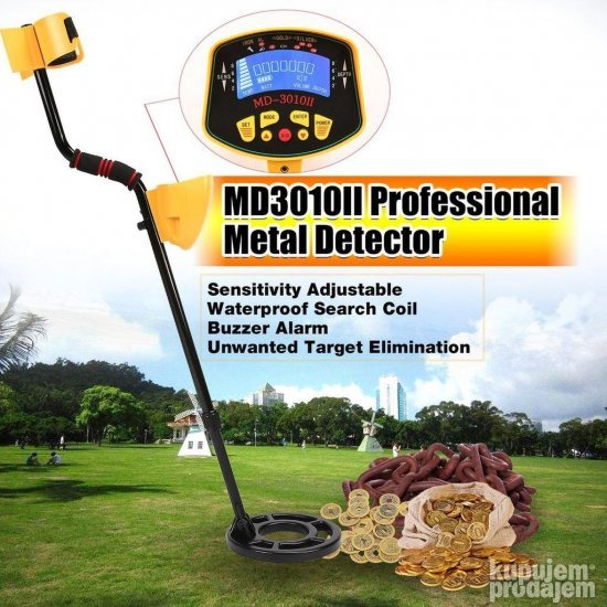 Metal Detector MD3010II Underground Metal Detector Gold Dig