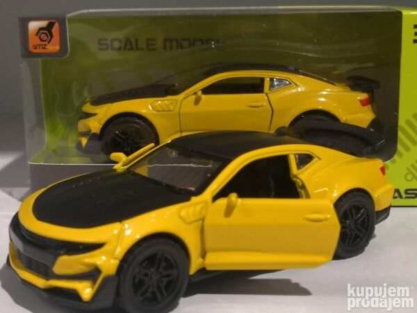 Metalni autići Chevrolet camaro Žuti – Metalni autići Chevrolet camaro Žuti