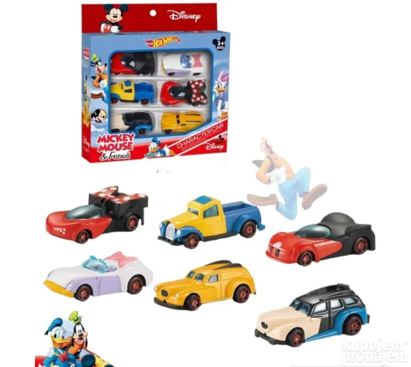 Micky mouse set vozila metalni – Micky mouse set vozila metalni