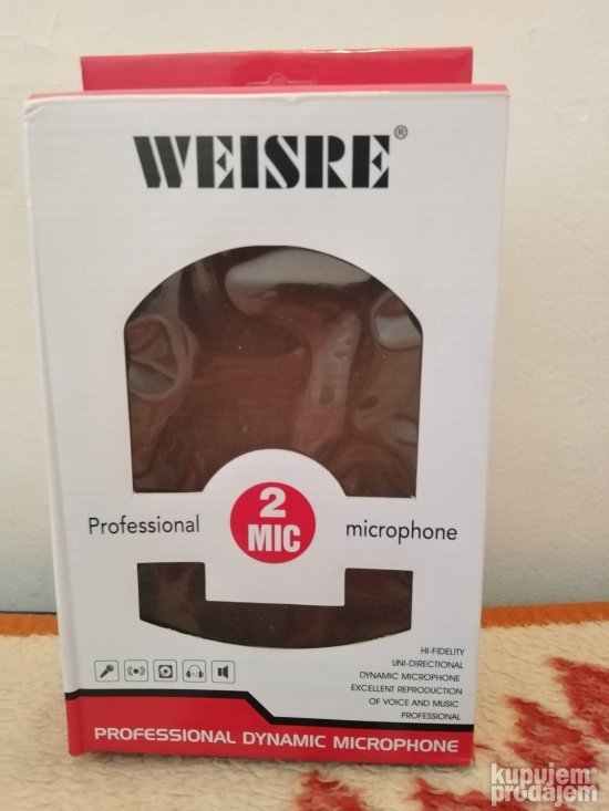 Mikrofon 2in1 weisre