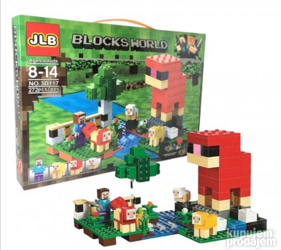 Minecraft lego kocke od 272delova