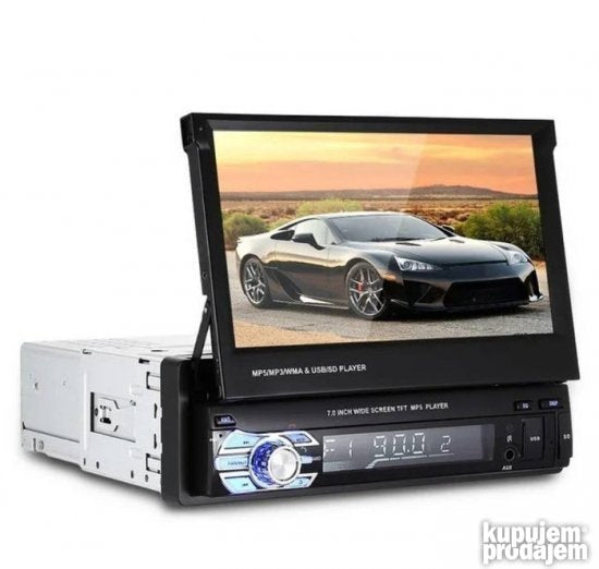 Multimedia 1 DIN sa Bluetooth i ekranom 7inca na izvlacenje