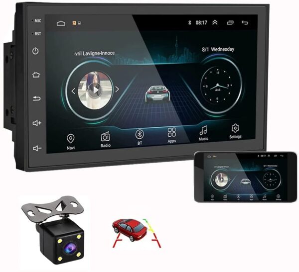 Multimedija MP5 GPS FM Radio, Android, 2 Din, 7″ Dual Ekran